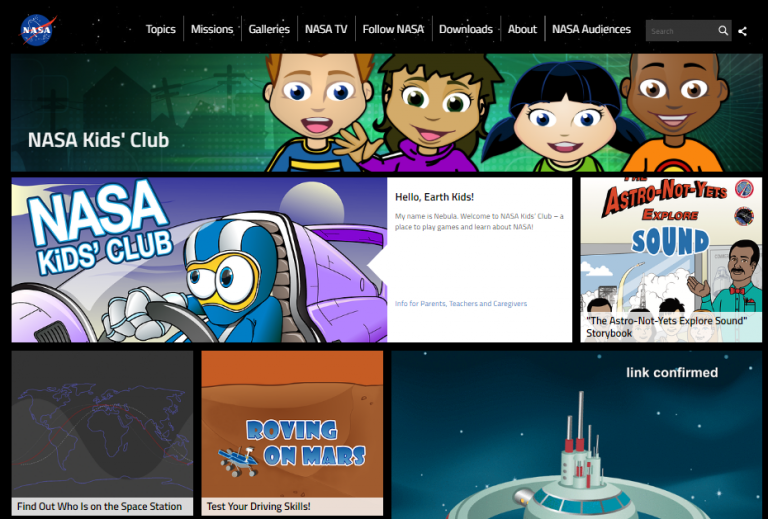 NASA Kids Club - Activitum.cat