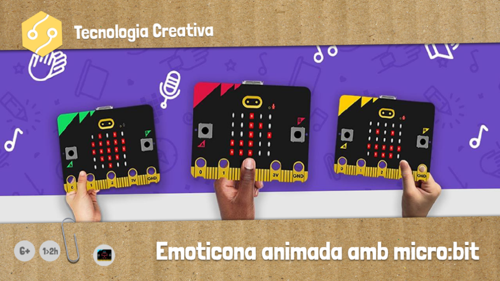 Emoticona animada amb micro:bit - Activitum.cat